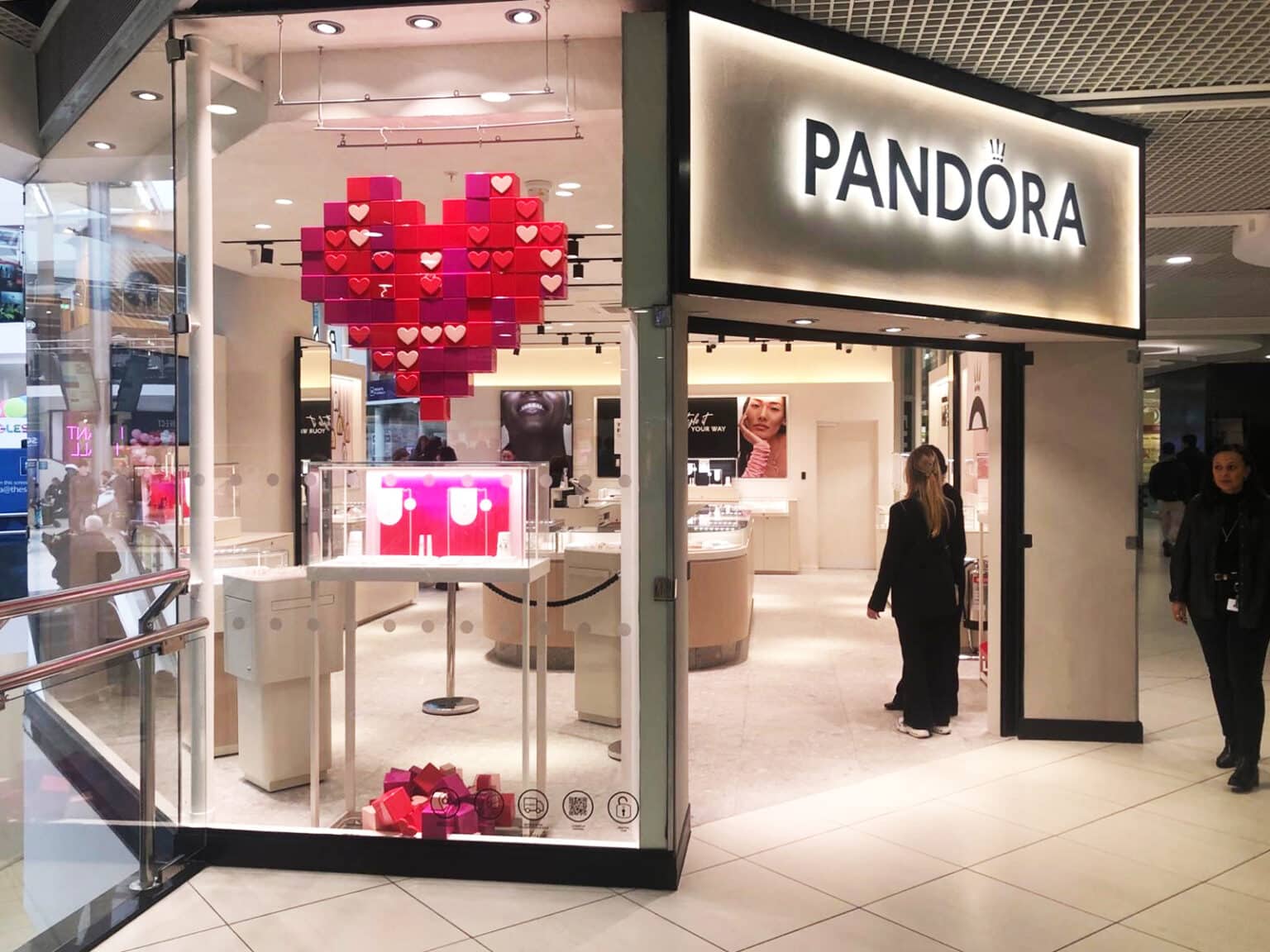 Pandora has unveiled their newly refurbished store in The Square Town ...